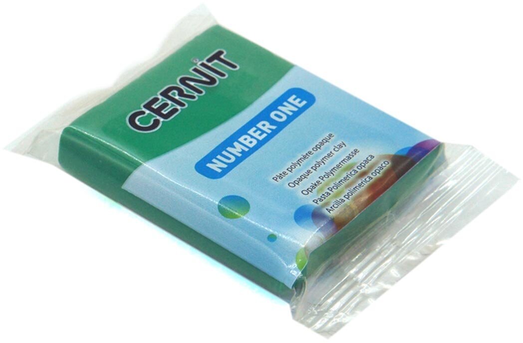 CE0900056 Пластика полимерная запекаемая 'Cernit № 1' 56-62 гр. (600 зеленый)