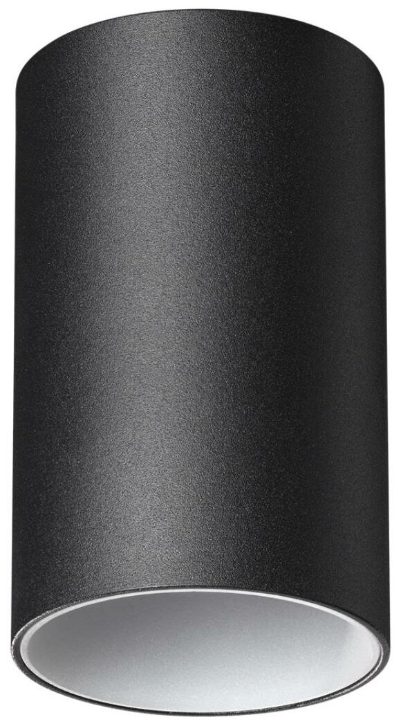 370725 OVER NT21 217 черный Светильник накладной IP20 GU10 9W 235V ELINA