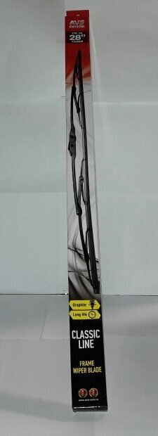 Щетка стеклоочистителя каркасная AVS 28"/700 мм Classic Line графитовое покрытие