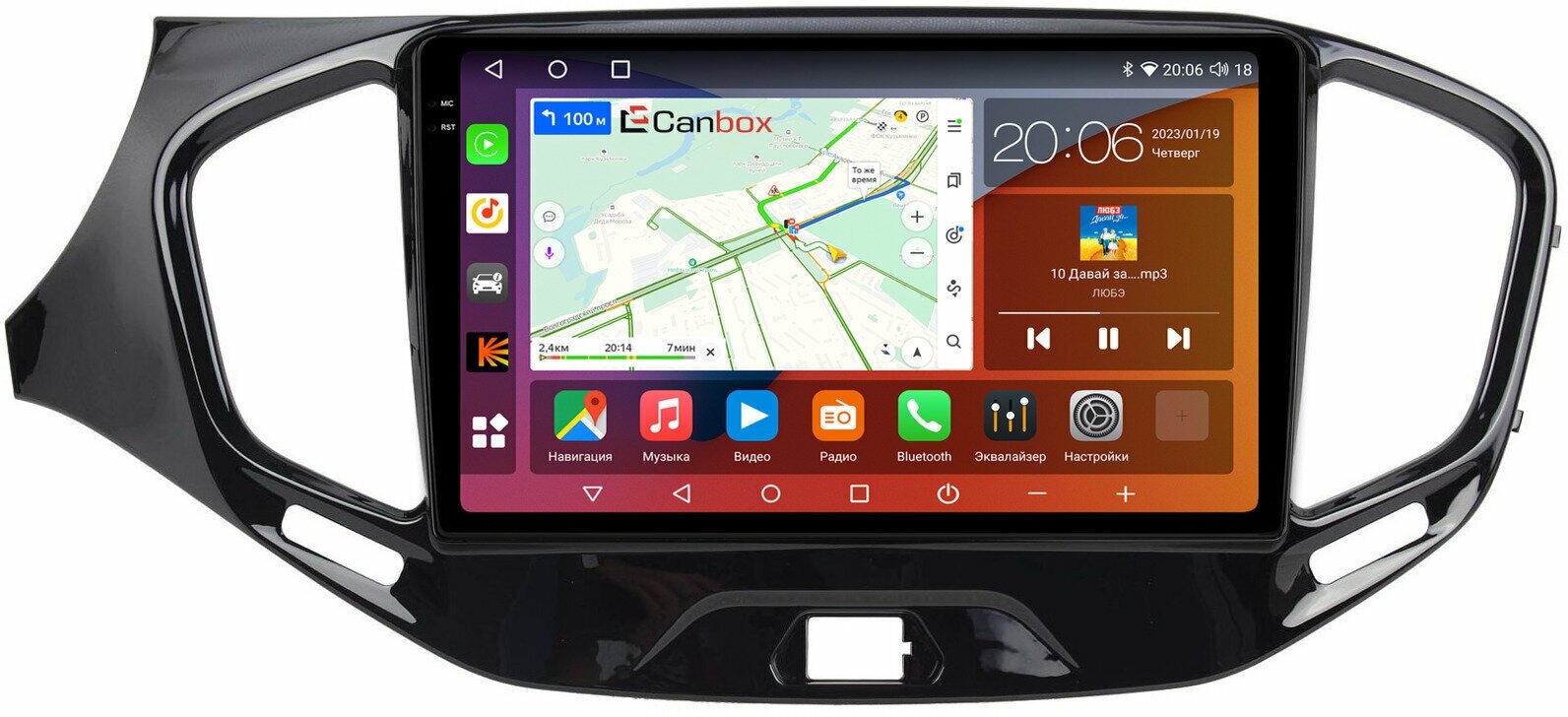 Штатная магнитола Lada Vesta SW Cross, Vesta 2015-2022 (авто без оригинальной камеры) Canbox EVO 2K 5816-9109 Android 14 (4G-SIM, 8/256, DSP, QLed, AI