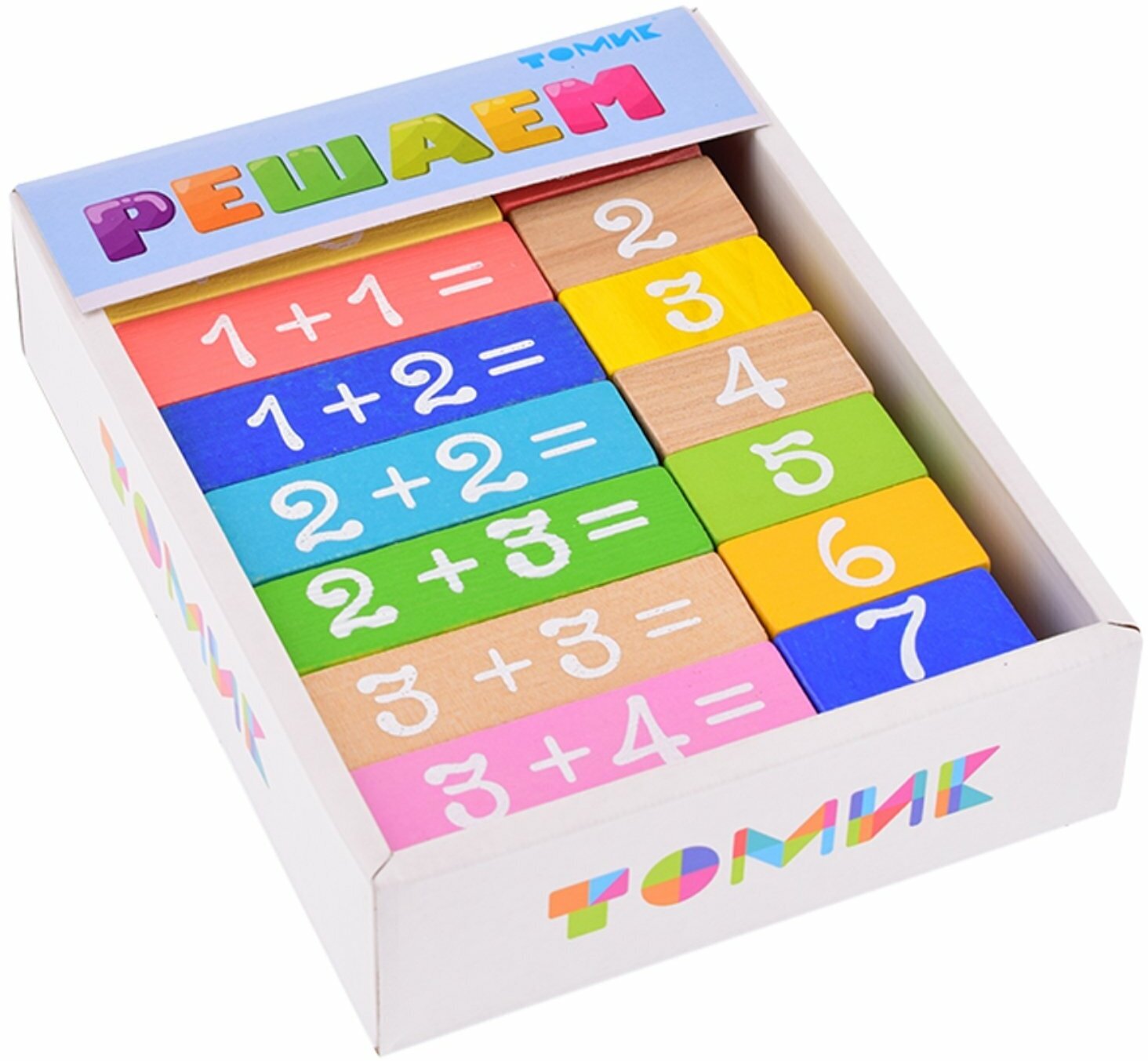 Логический игровой набор "Учимся играя" Решаем" 36 деталей