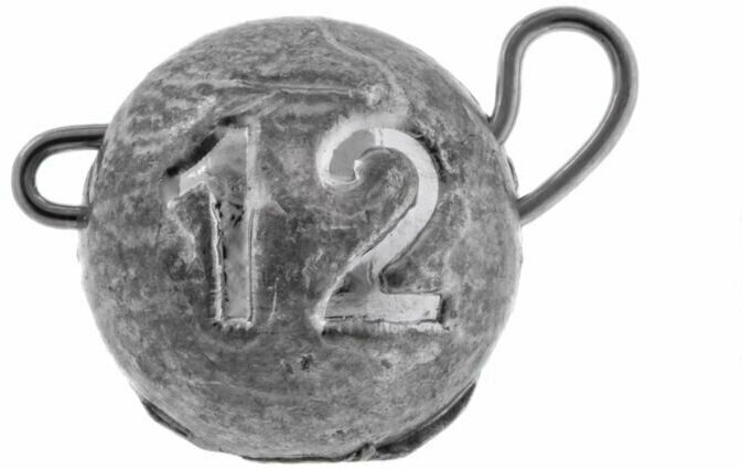 Рыболовные грузила "Catcher" Чебурашка разборный шар, для джига на судака и щуку, 10шт/упак