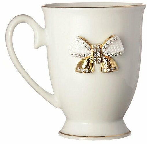 Кружка со стразами Бантик, 86-002 (47832)