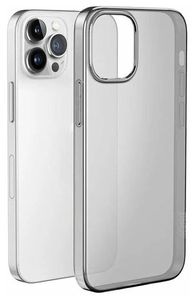 Чехол накладка для iphone 13 Pro Max (6.7) HOCO Light силикон притемненная