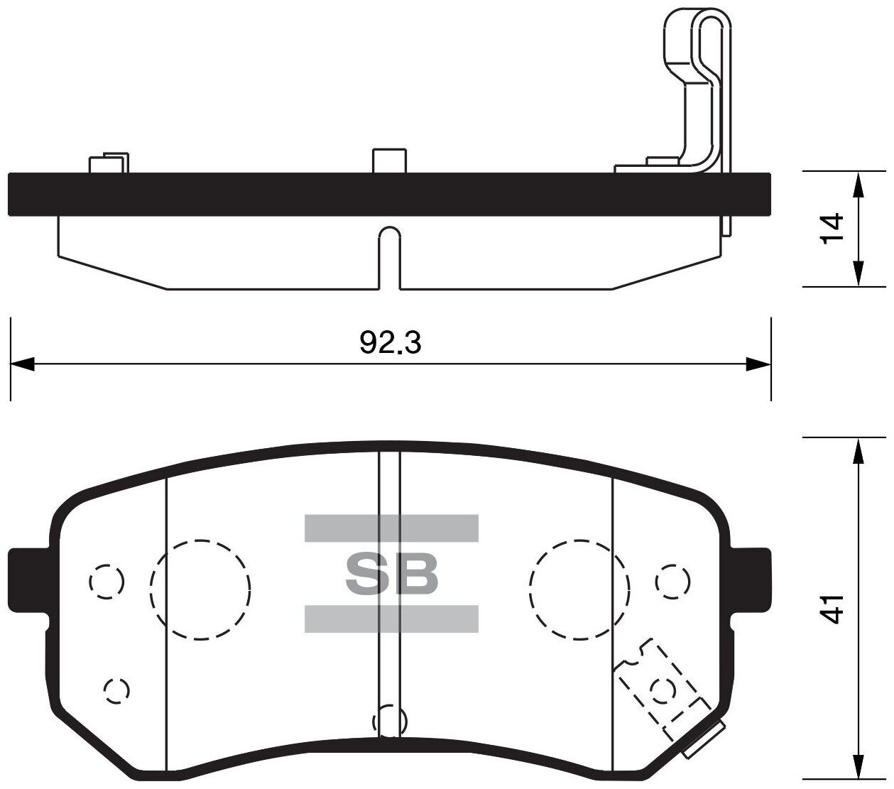 Колодки тормозные HYUN/KIA I10/PICANTO 04- задн.