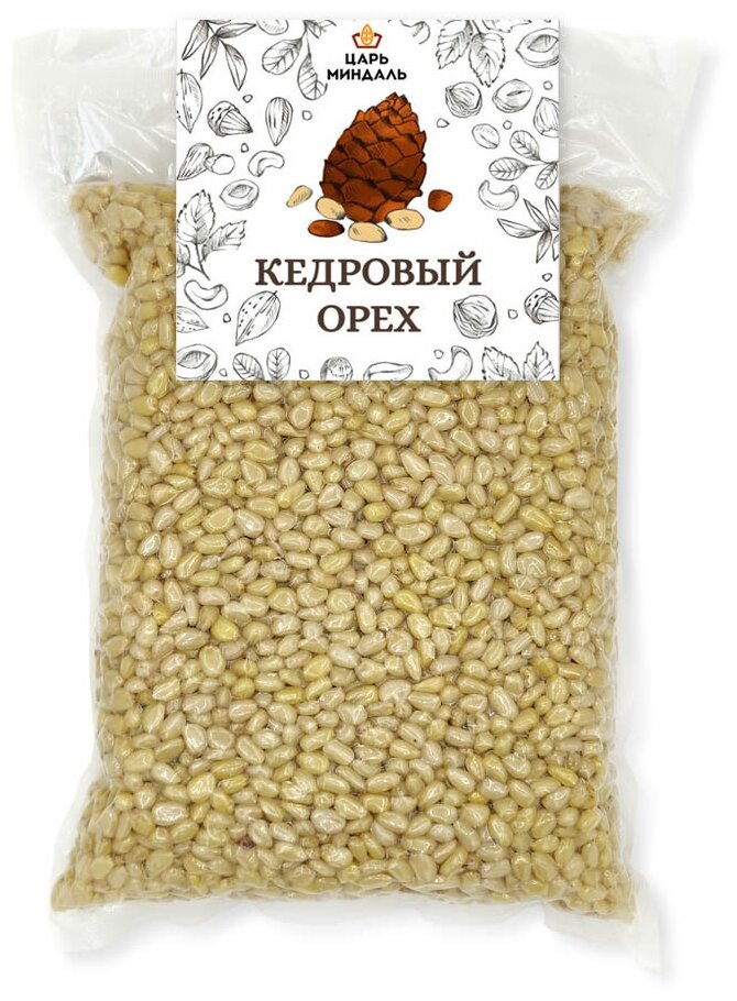 Кедровый орех Царь миндаль очищенный, 1 кг