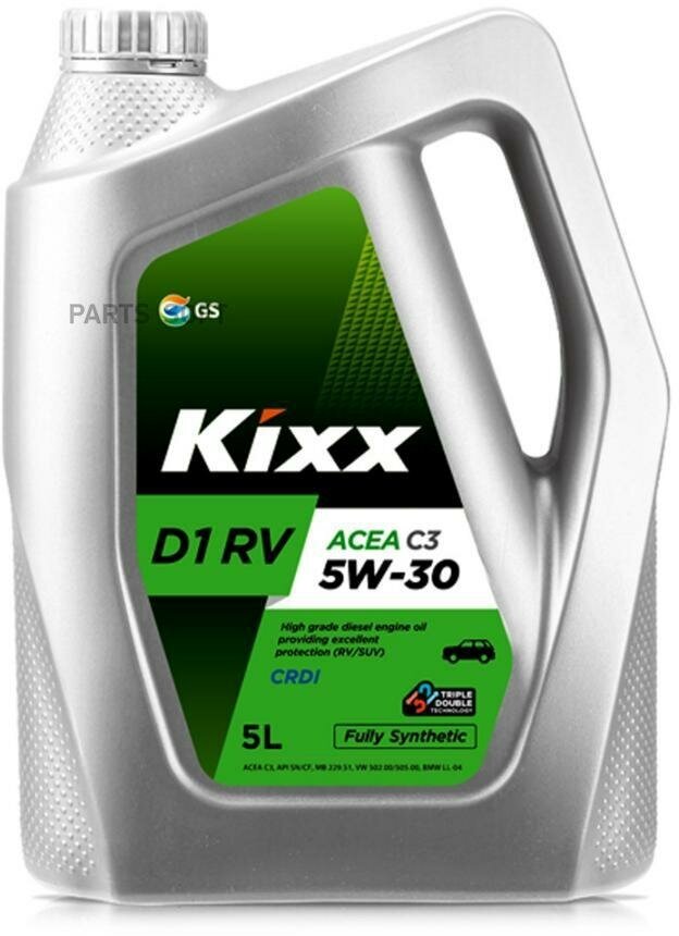 KIXX L3034350E1 Kixx D1 RV 5w-30 API SN/CF, ACEA A3/B4/C3, MB 229.51/229.31, BMW LL-04 - 5 л.
