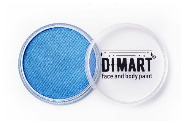 Аквагрим DIMART перламутровый голубой 32гр.