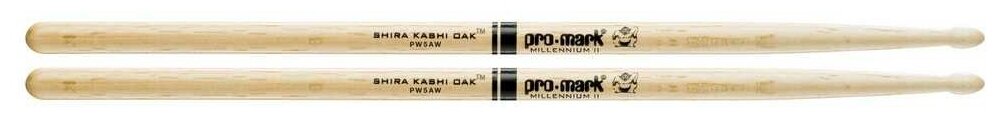 PW5AW Shira Kashi Барабанные палочки, дуб, деревянный наконечник, 5A, ProMark