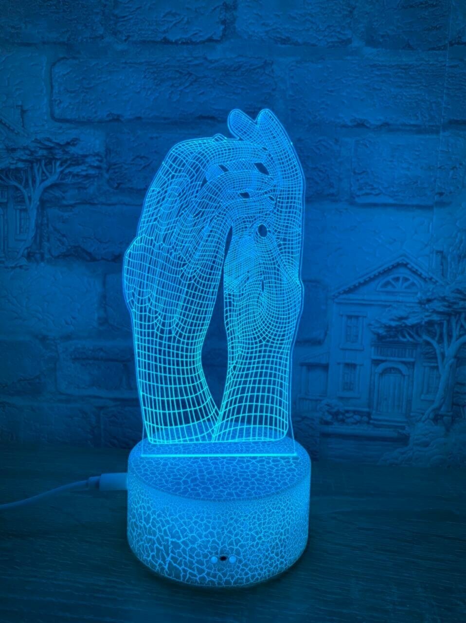 3D Светильник руки