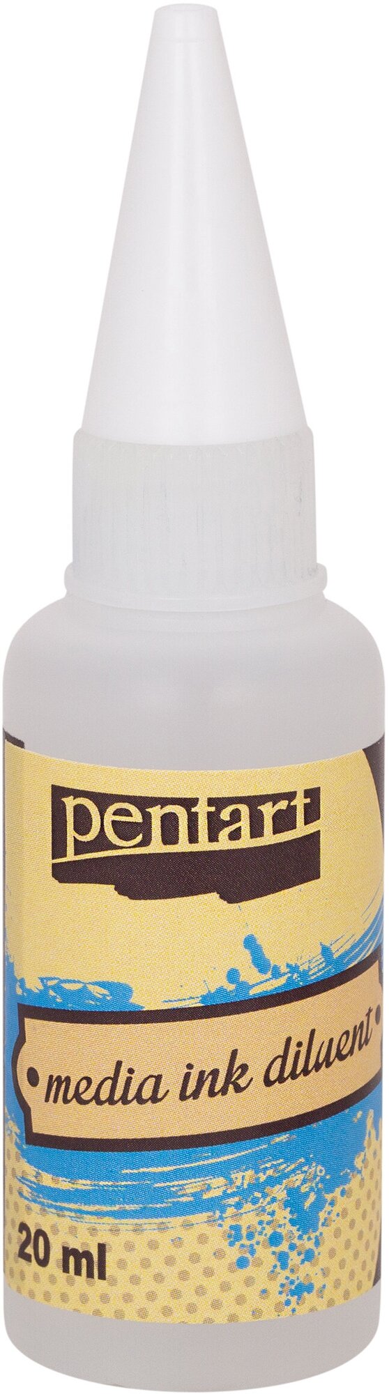 Чернила спиртовые MEDIA INK флакон 20 мл прозрачный