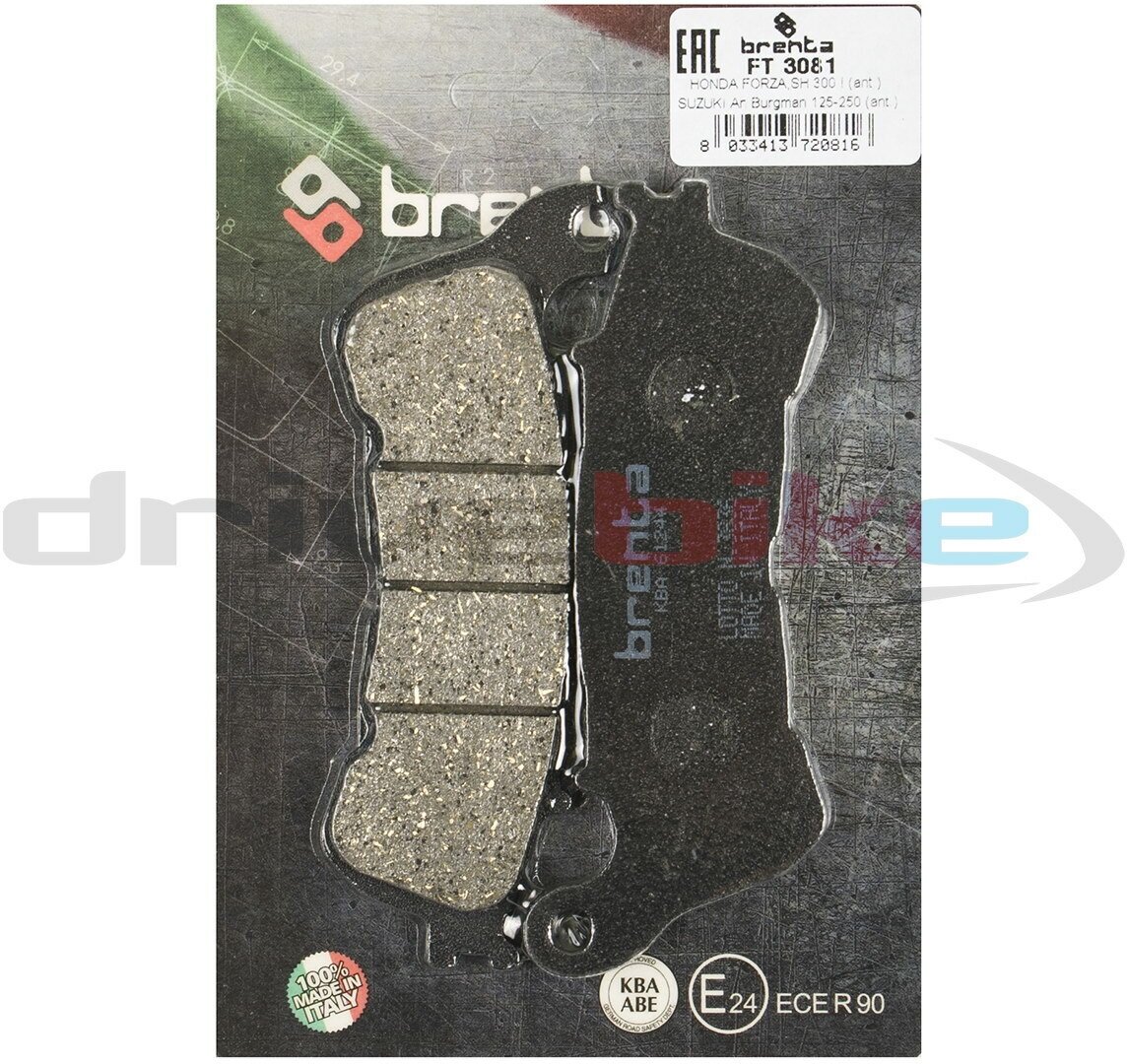 BRENTA Тормозные колодки FT 3081 Organic
