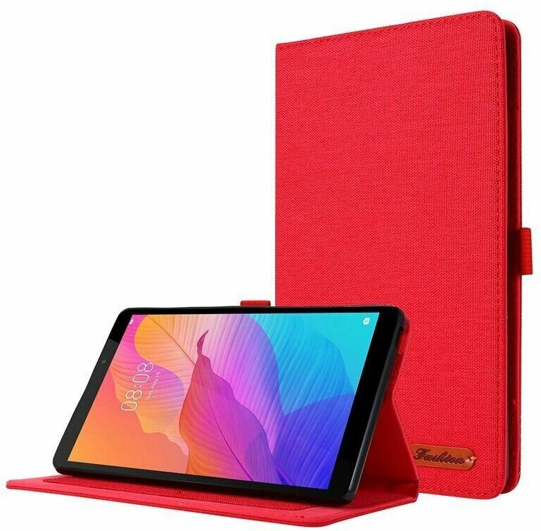 Чехол Pattern для Huawei Matepad T8, красный