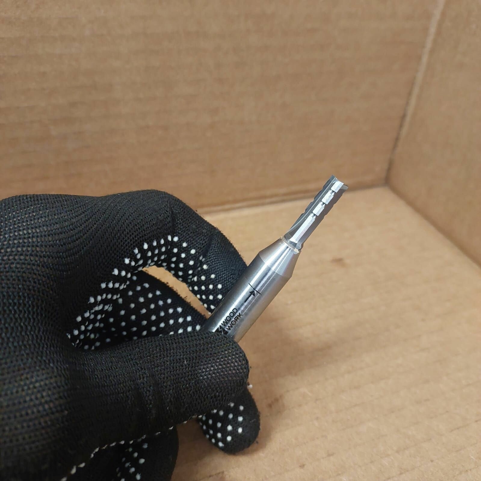 Фреза пазовая монолитная с 3 ножами ( профессиональная серия) D12 мм х30мм хв.12мм