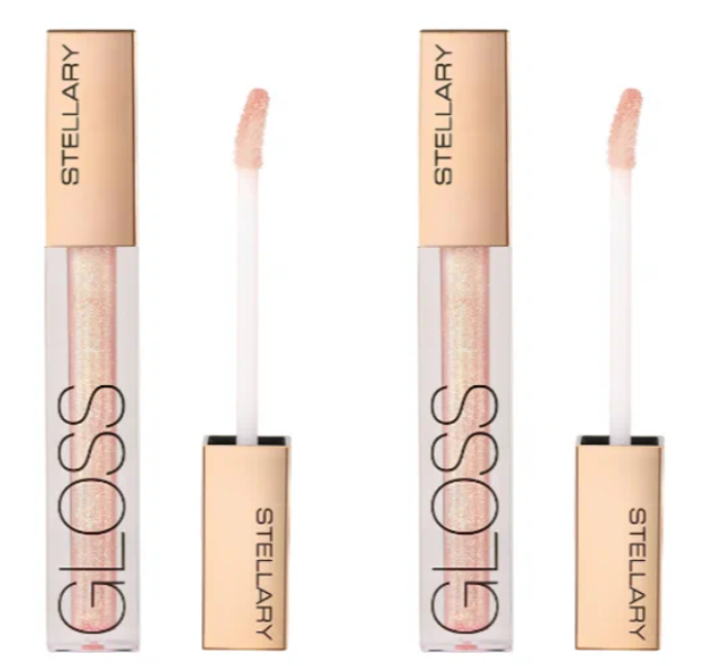 Блеск для губ Stellary lip gloss Sexy gloss, тон 05 Honey Girl, 4 мл, 2 шт