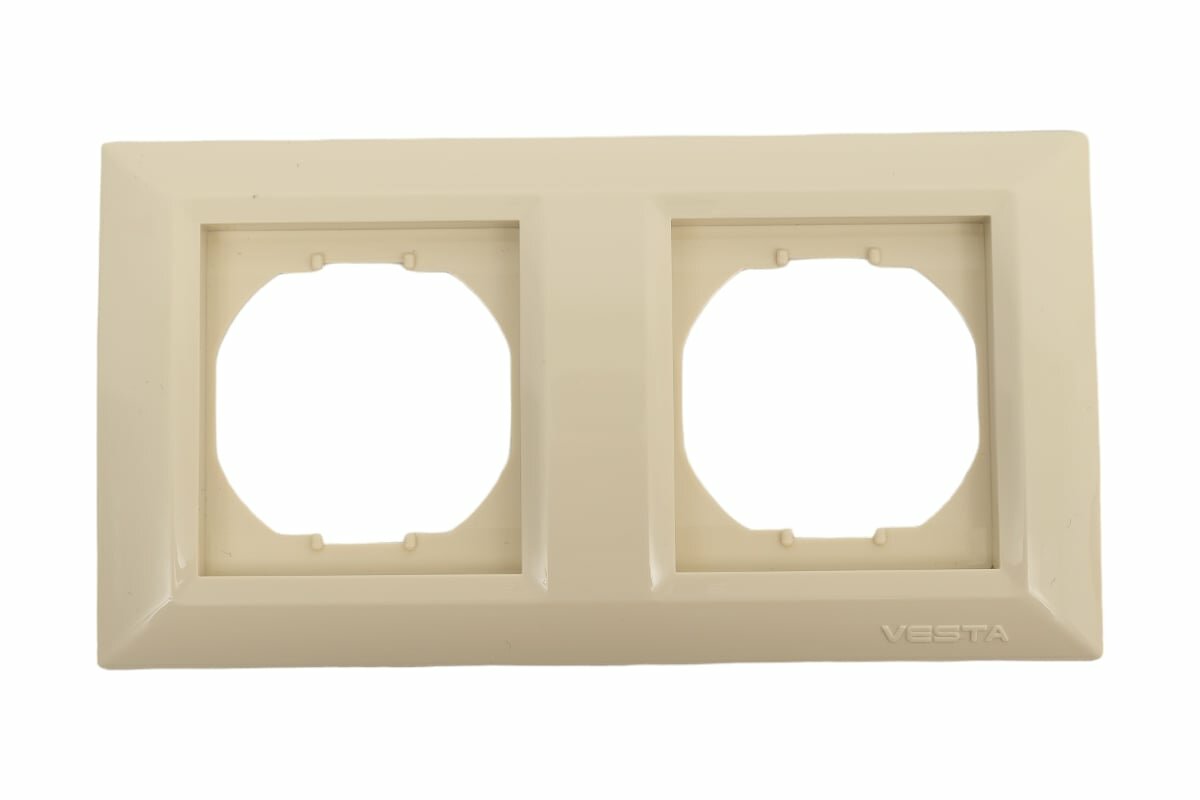 Metronex Electric Рамка 2-я -Electric Roma кремовый FRM010201MLK
