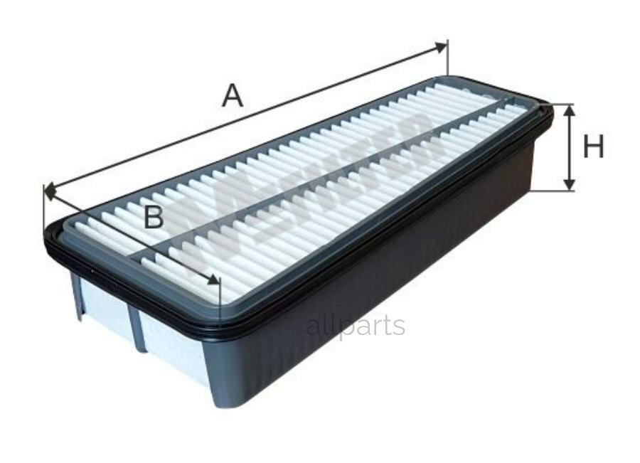 M-FILTER K7122 фильтр воздушный!\ Toyota Land Cruiser 120/Prado GRJ120 1GRFE