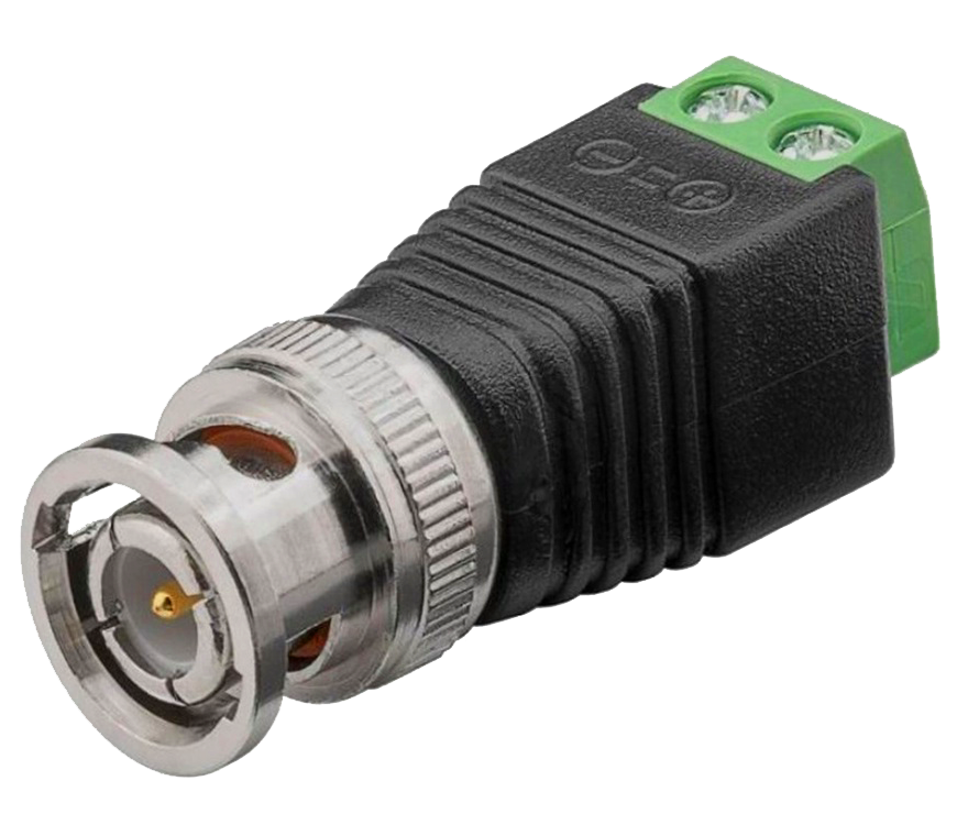 Разъем BNC штекер с клеммной колодкой, под винт