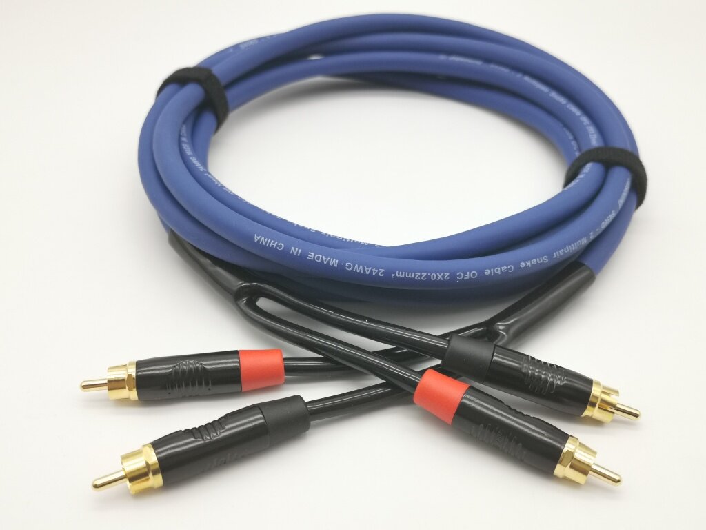 E39-2RCA-2RCA-0300-0 Кабель аудио 2хRCA-2хRCA, 3м, ZZcable