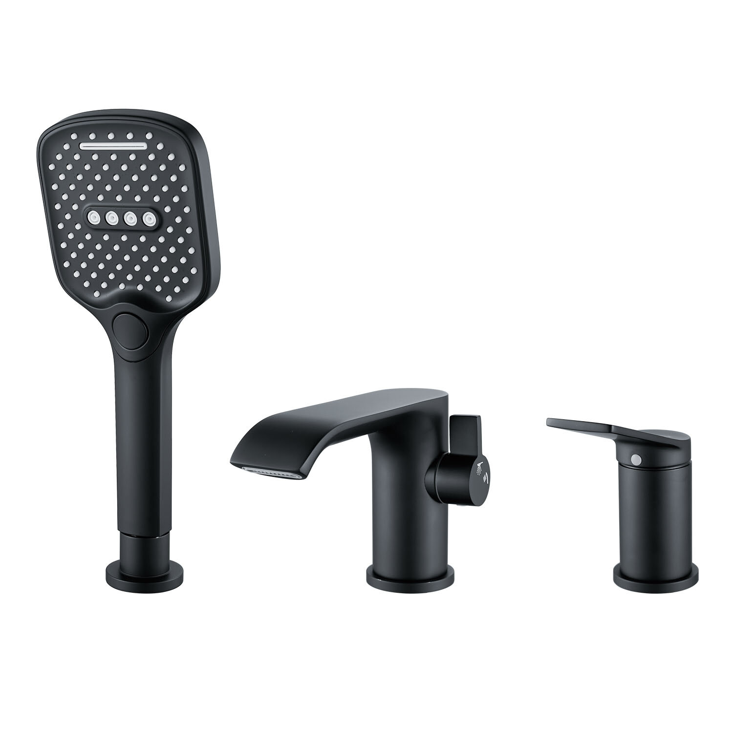 Встраиваемый смеситель Shevanik S4112H, для ванны, каскадный излив