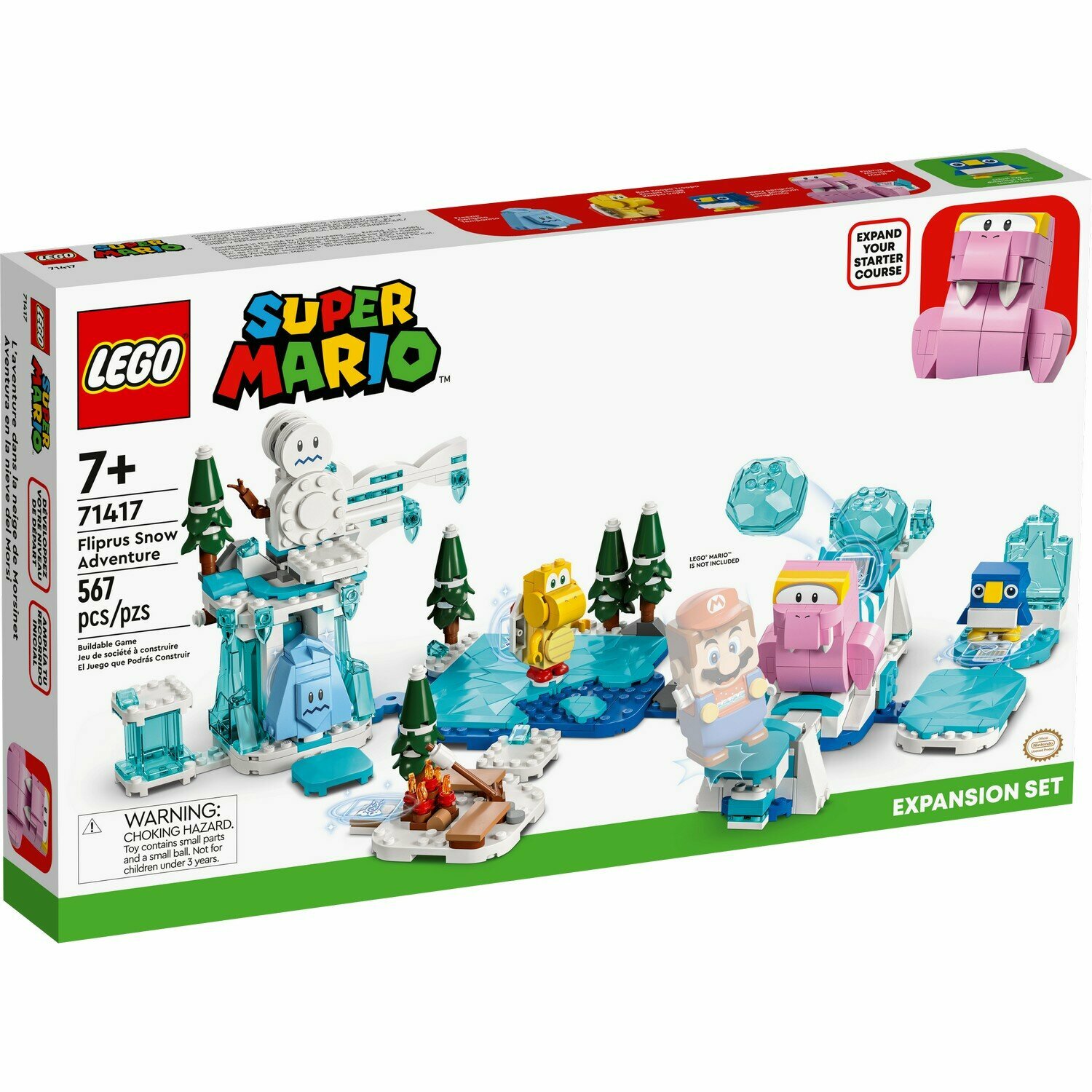 Конструктор LEGO Super Mario Снежное приключение Флипруса 71417