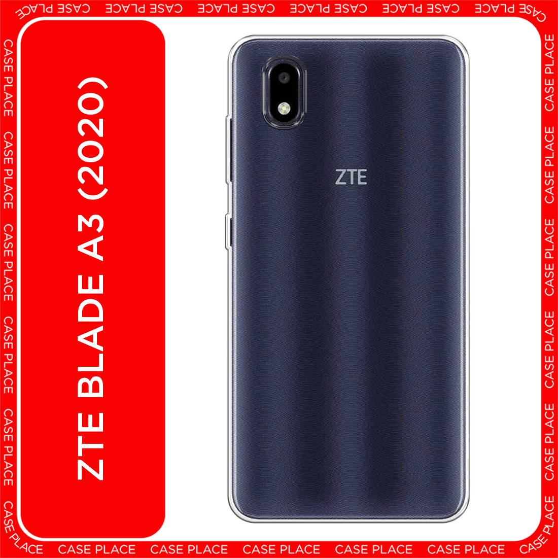 Чехол на ZTE Blade A3 (2020) / ЗТЕ Блейд А3 (2020) прозрачный