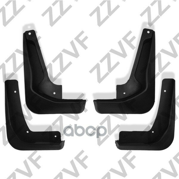 Брызговики седан (комплект - 4 шт.) FORD FOCUS III 2011-. FORD ZZVF арт. ZVXY-FCS5-085