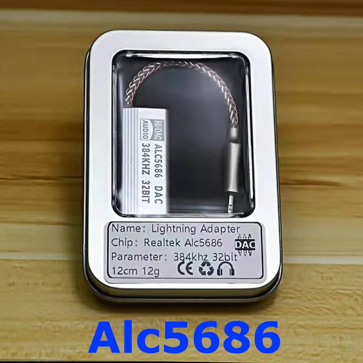 Усилитель Alc5686 Dac 3,5 мм, адаптер для кабелей, усилитель звука 32 бит/384 кГц для Iphone и Ios