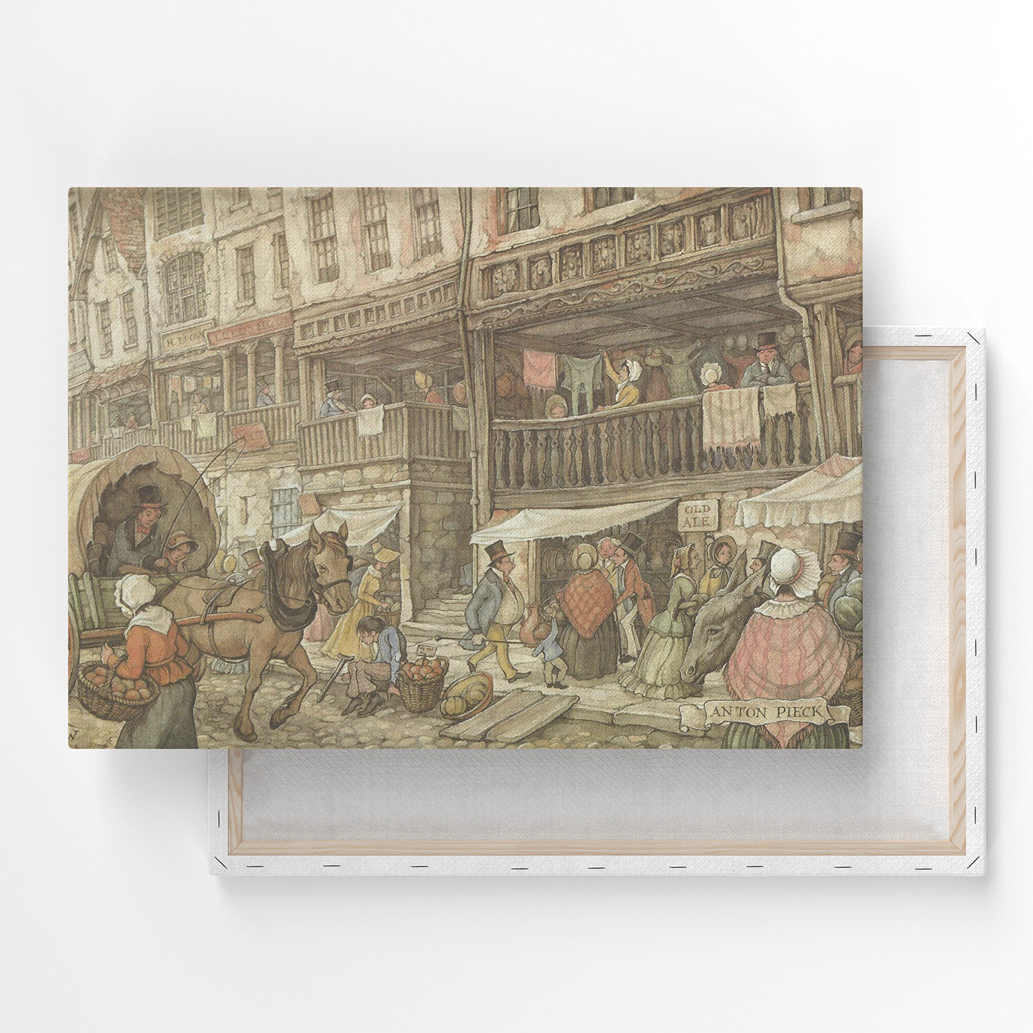 Картина на холсте, репродукция / Антон Пик / Размер 40 x 53 см