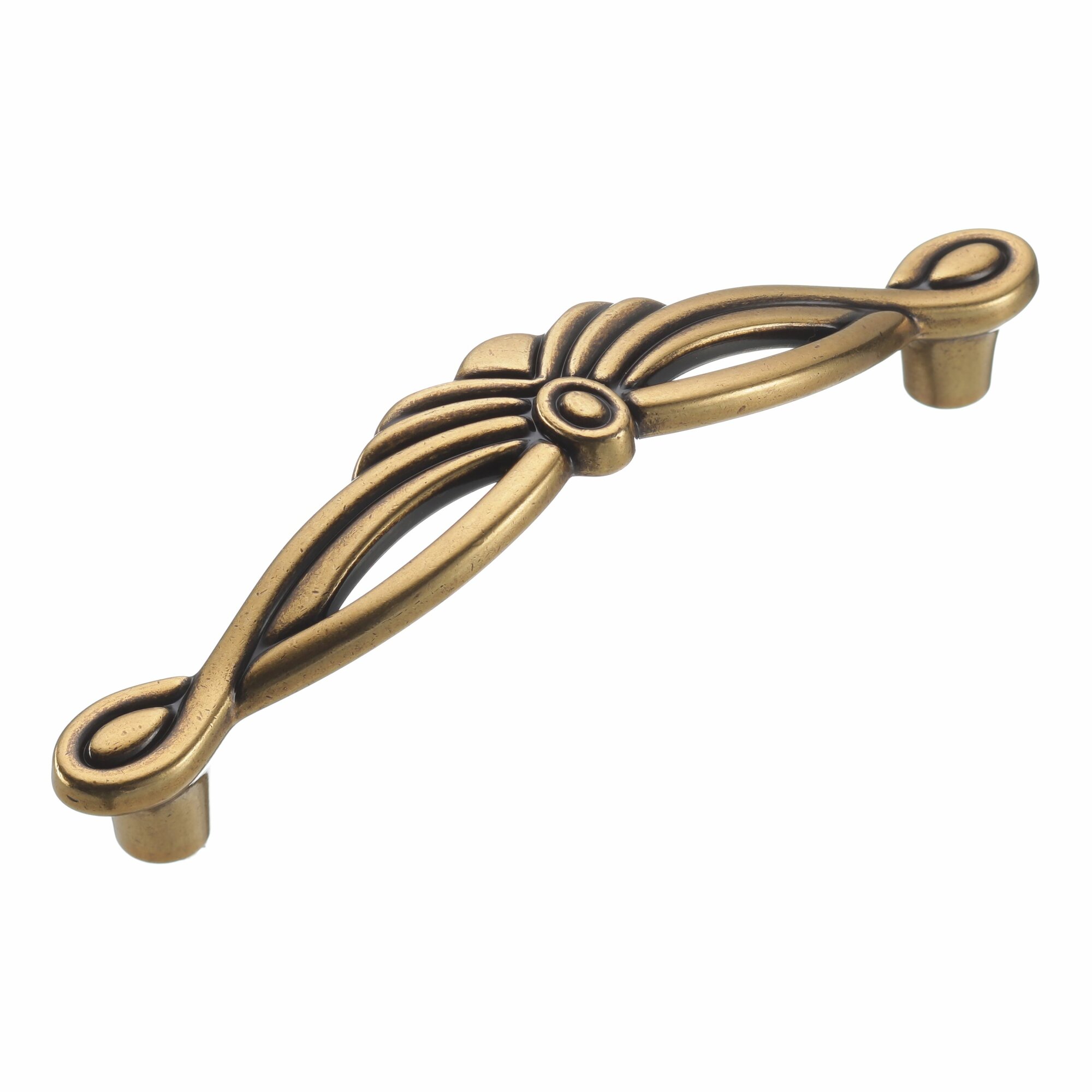 Ручка мебельная скоба GIUSTI LINEA DECOR WMN748.096.00A8 винтажная латунь