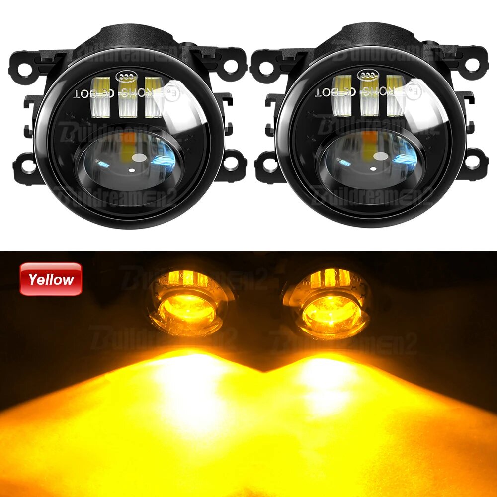 Передняя противотуманная фара для Renault Dacia Duster 2010 2011 2012 2013 2015 2014 2016 2017 2018 2019 Type 1 Yellow