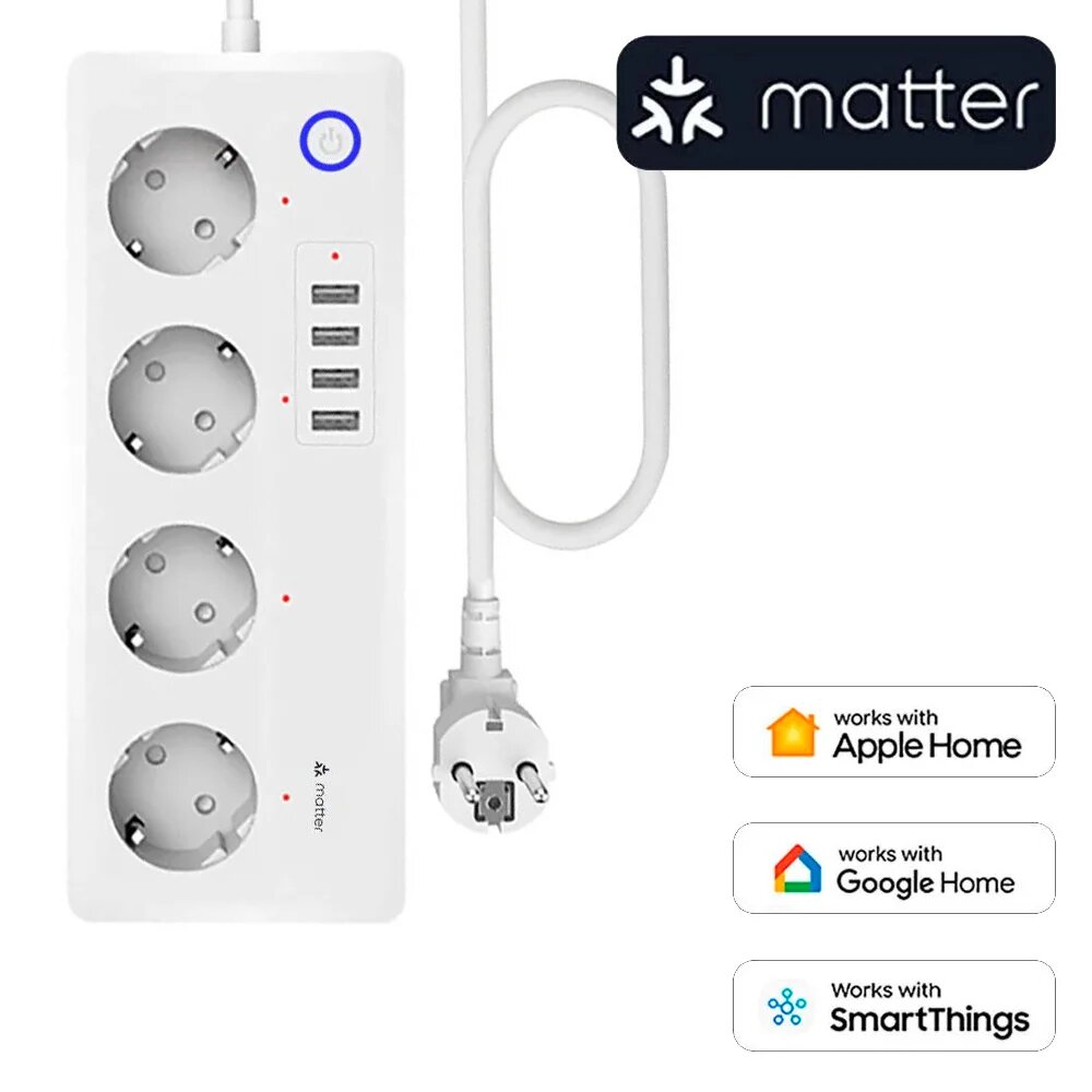 LELKKI Matter умный удлинитель 16A