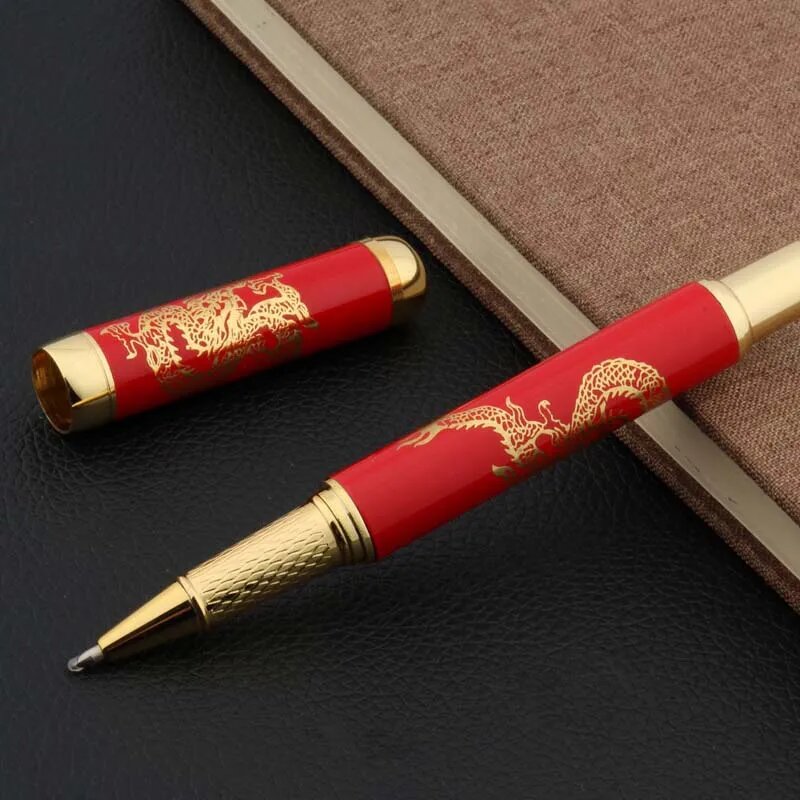Шариковая ручка Jinhao красная, цвет A1