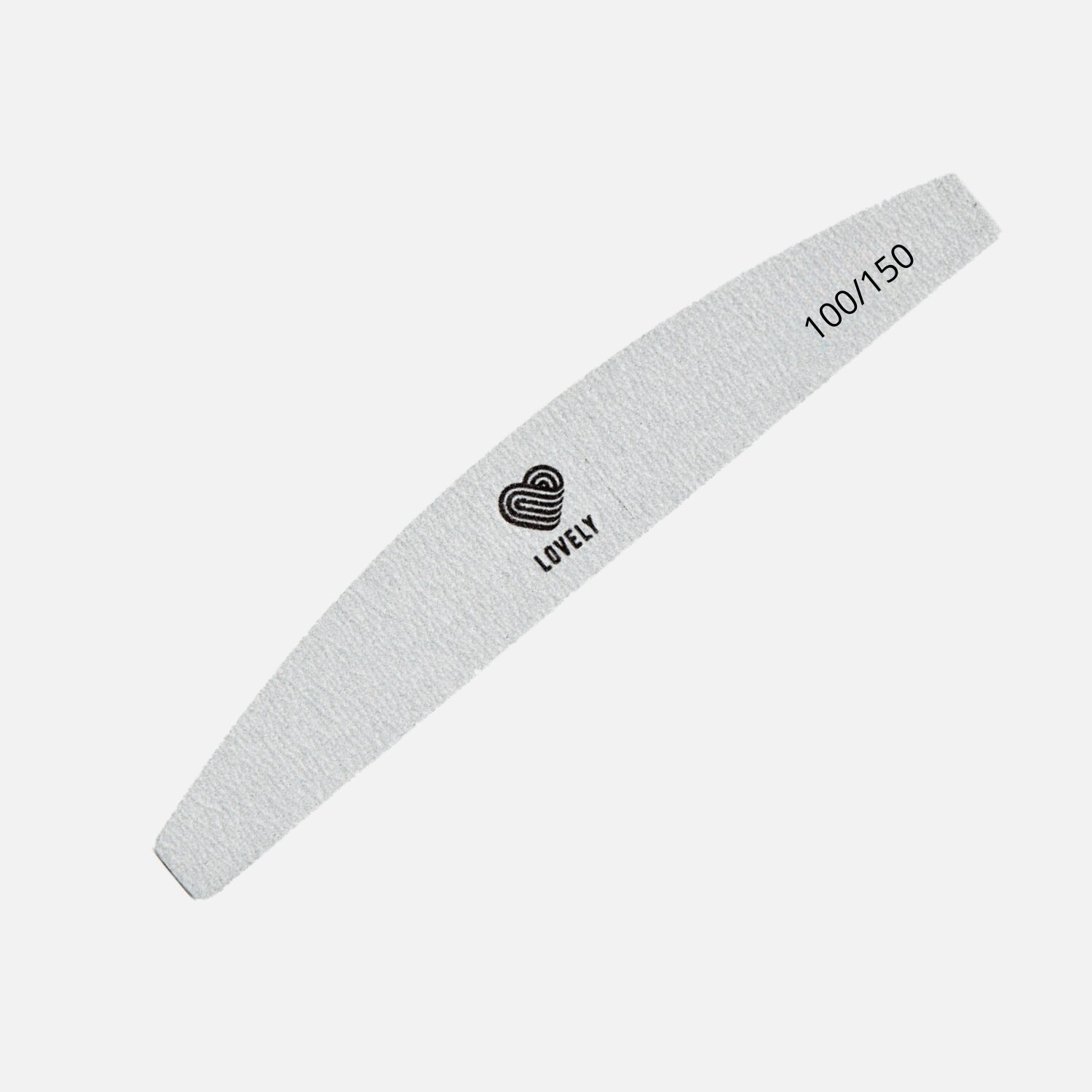 Пилка для ногтей лодочка 100/150 Lovely универсальная