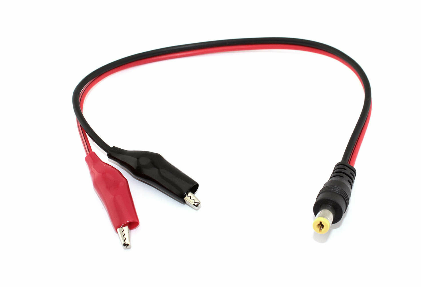 Кабель с разъемами DC 5.5х2.1 мм папа на зажимы типа "крокодил"