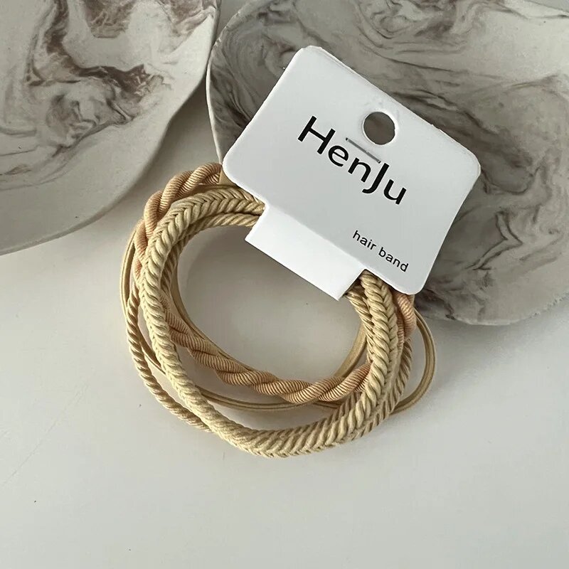 Резинки для волос Henju, 05Yellow