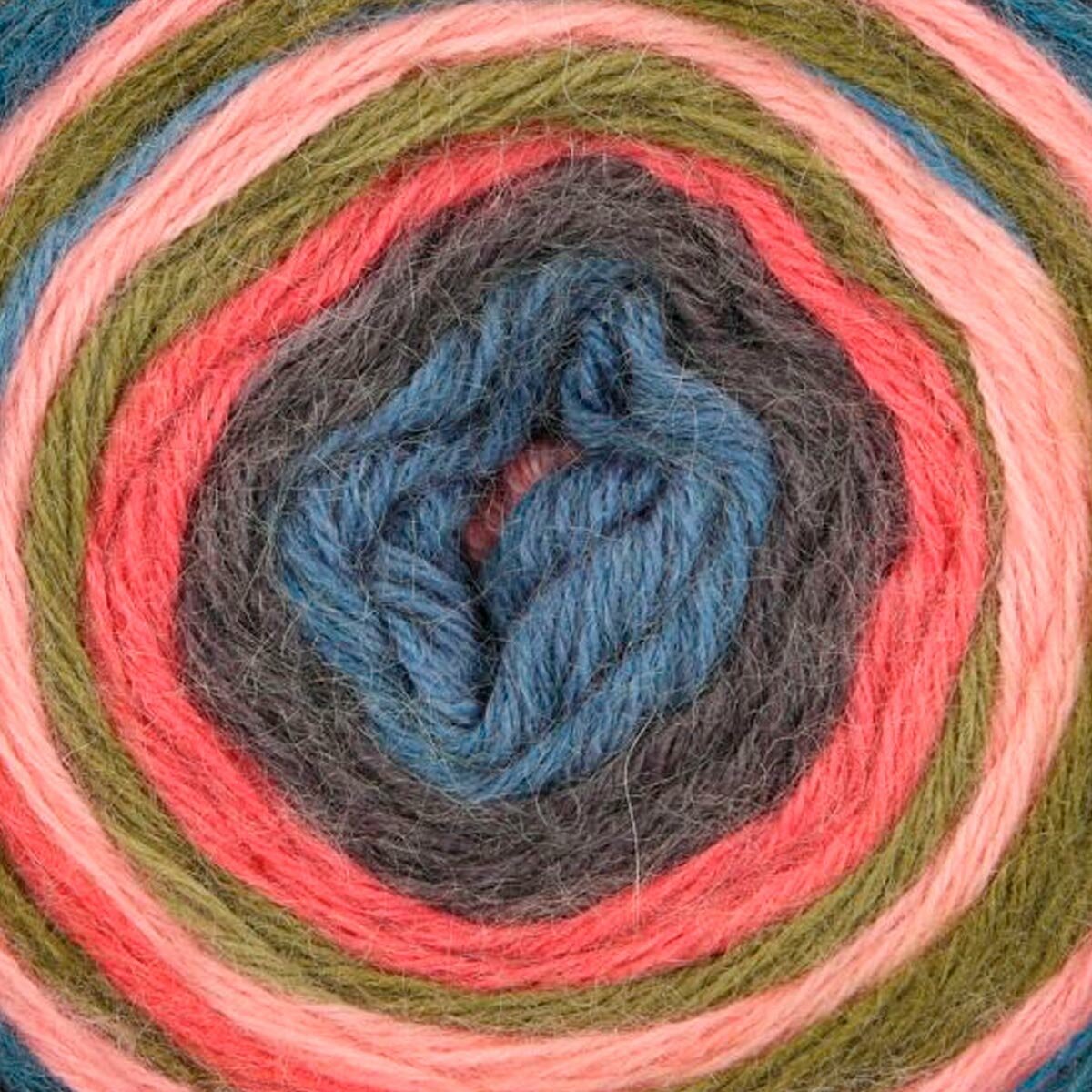 Mohair Dream /Мохер Дрим/ пряжа Schachenmayr, MEZ, 9807597 (00089, butterfly color (цвет бабочки), зеленый/коричневый/красный/розовый/синий)
