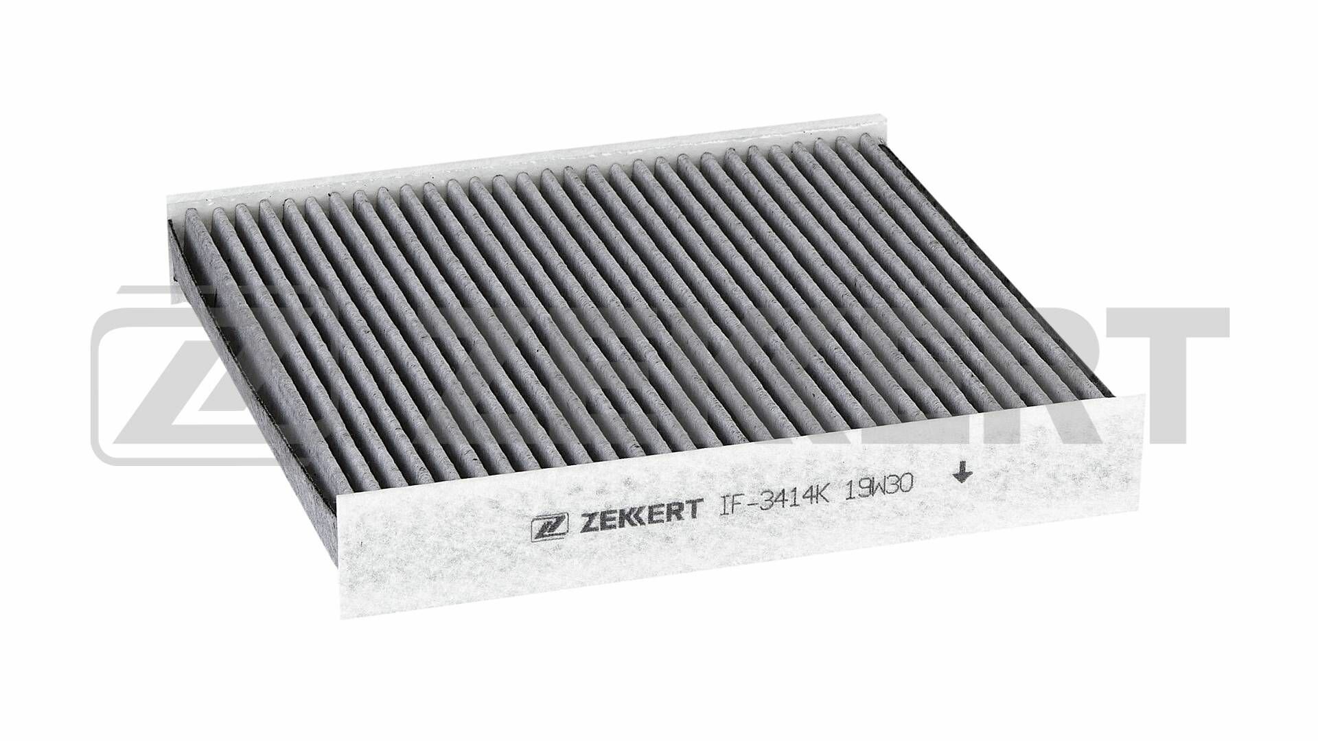 Фильтр салонный угольный для ВАЗ Лада Веста, GFL, Иксрей, Рено Логан 1, 2 IF-3414K ZEKKERT