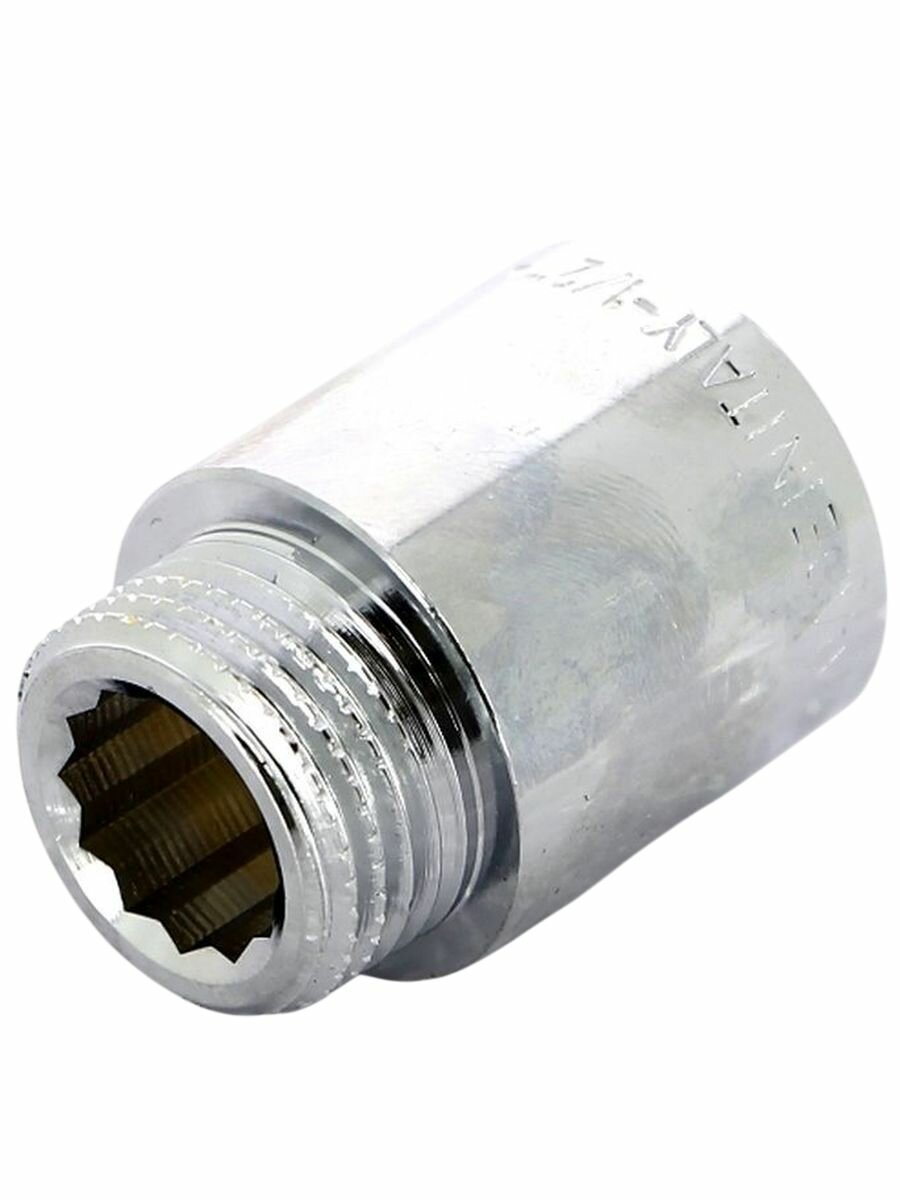 Удлинитель Tiemme 1/2"х30мм хром, 1500071(1530C0430)