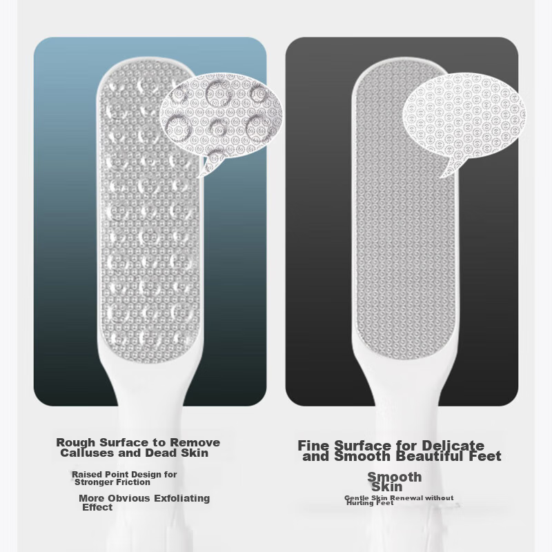 Baoshi Foot File And Pumice Stone 2-Piece Set, Foot Care Tool, Removes Dead Skin And Calluses, Heel Scraper, Foot Exfoliating Device