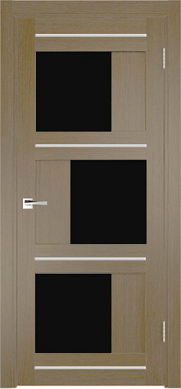 Межкомнатная Дверь Verda Z-2 Неаполь со Стеклом Лакобель Черное 2000х800мм (Полотно 1шт) / Верда.