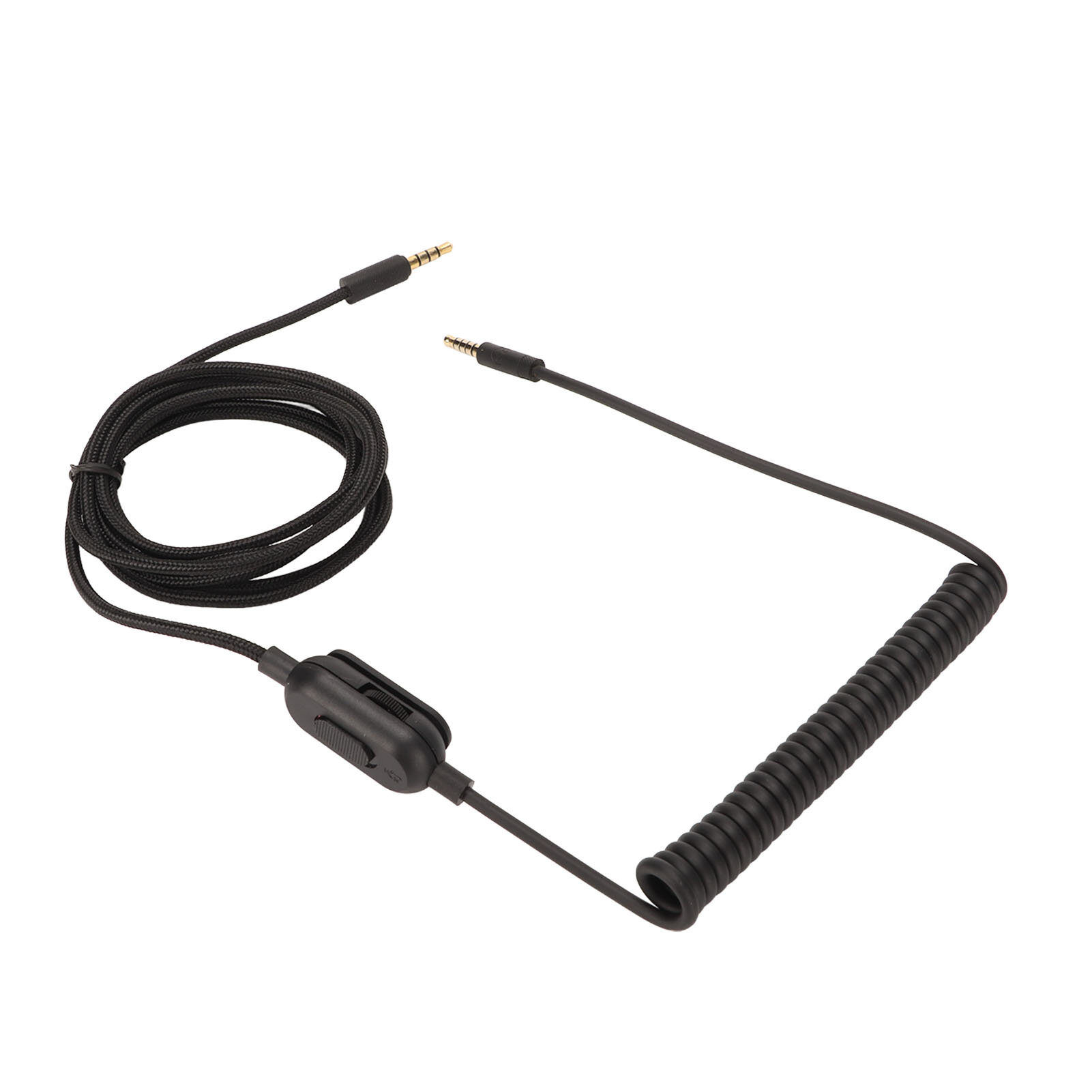 Витой звуковой кабель 3,5 мм на 3,5 мм, пружинный витой кабель для наушников, замена для Logitech GPRO GPRO G233 G433