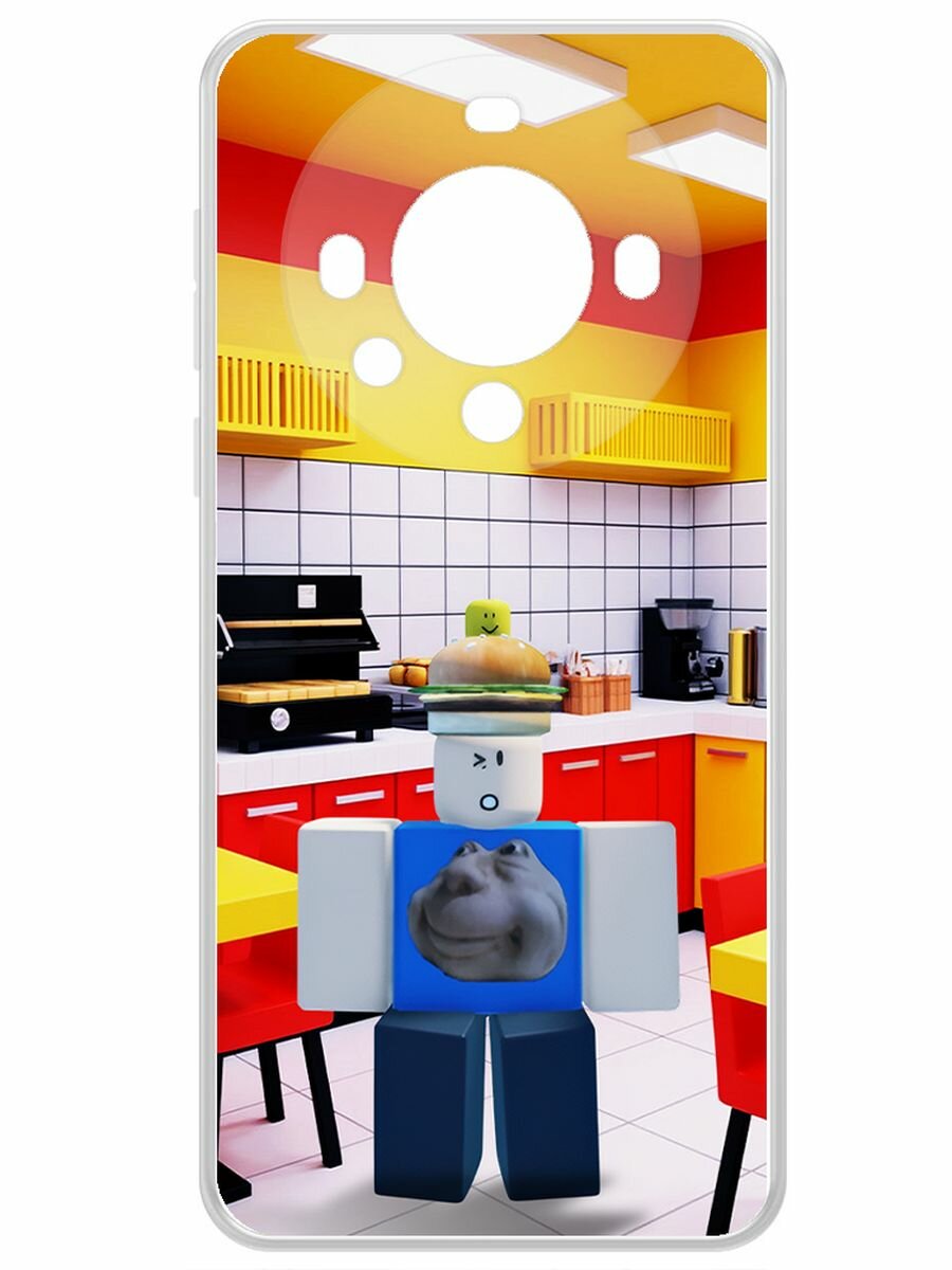 Чехол-накладка Krutoff Clear Case Roblox-Форсакен 007n7 (Forsaken 007n7) для Huawei Mate 60