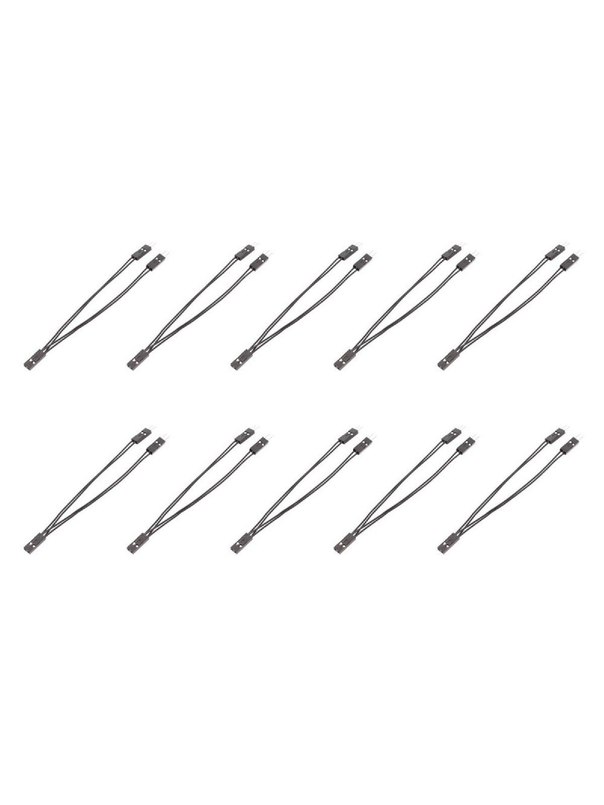 Motherboards Switches Power SW/ RESET SW/ LED /POWER LED 2.54mm 2Pin Adapter Cable 1 Female to 2 Male Jumpers Splitter