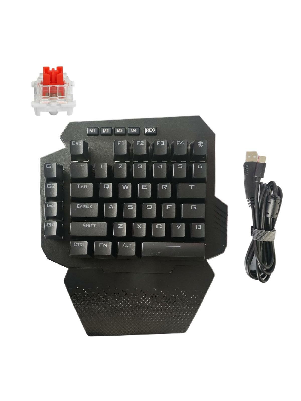 K700 One-hand Mechanical Gaming Keyboard RGB LED Backlight Outemu Switch Full for Key Macro Defines 44 keys Keyboard Rep