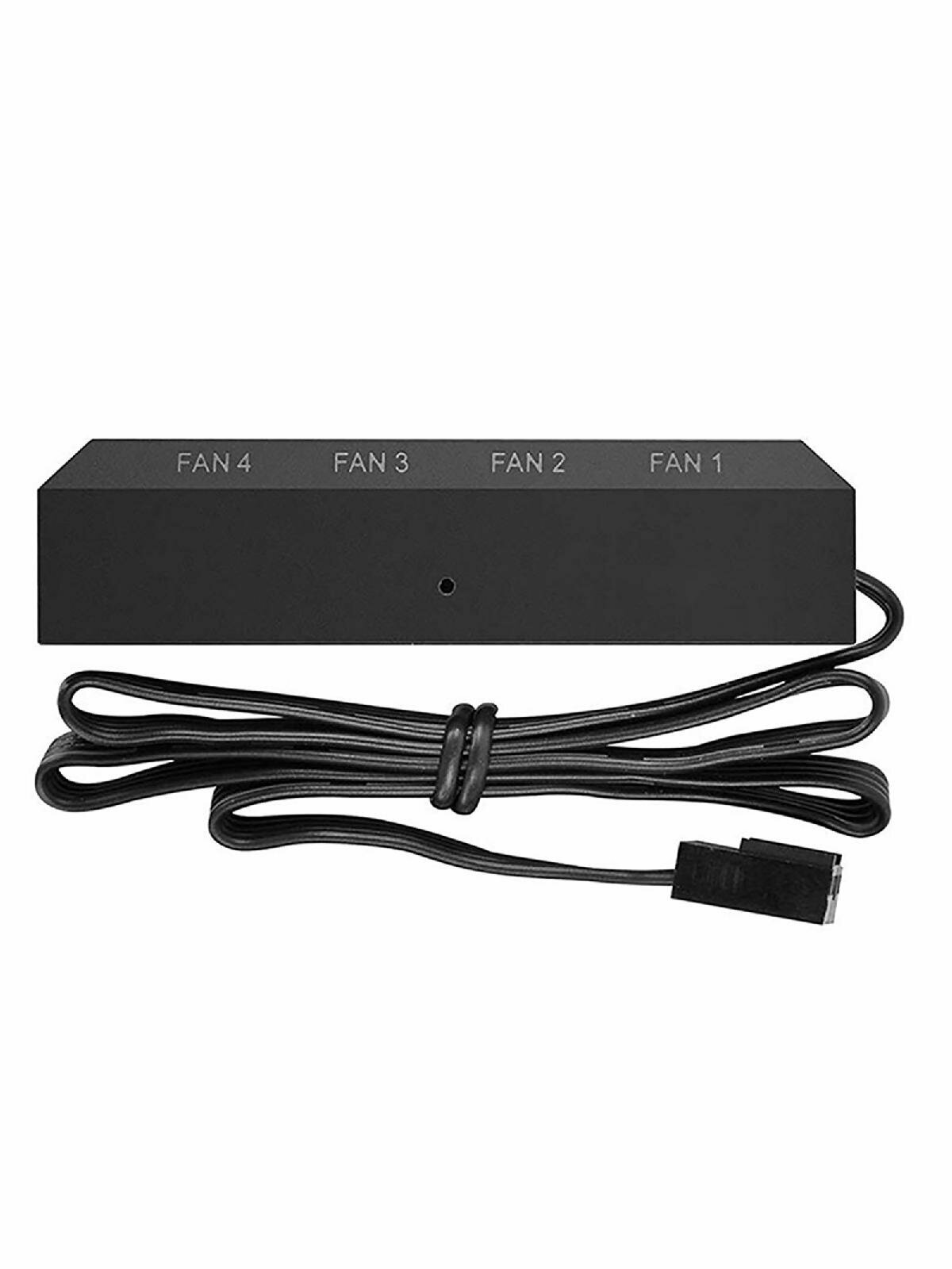 4/10-Port Fan Hub 3-pin and 4-pin PWM Fan Expansion Splitter Cable Management Double-sided Adhesive FH-10 FH-04