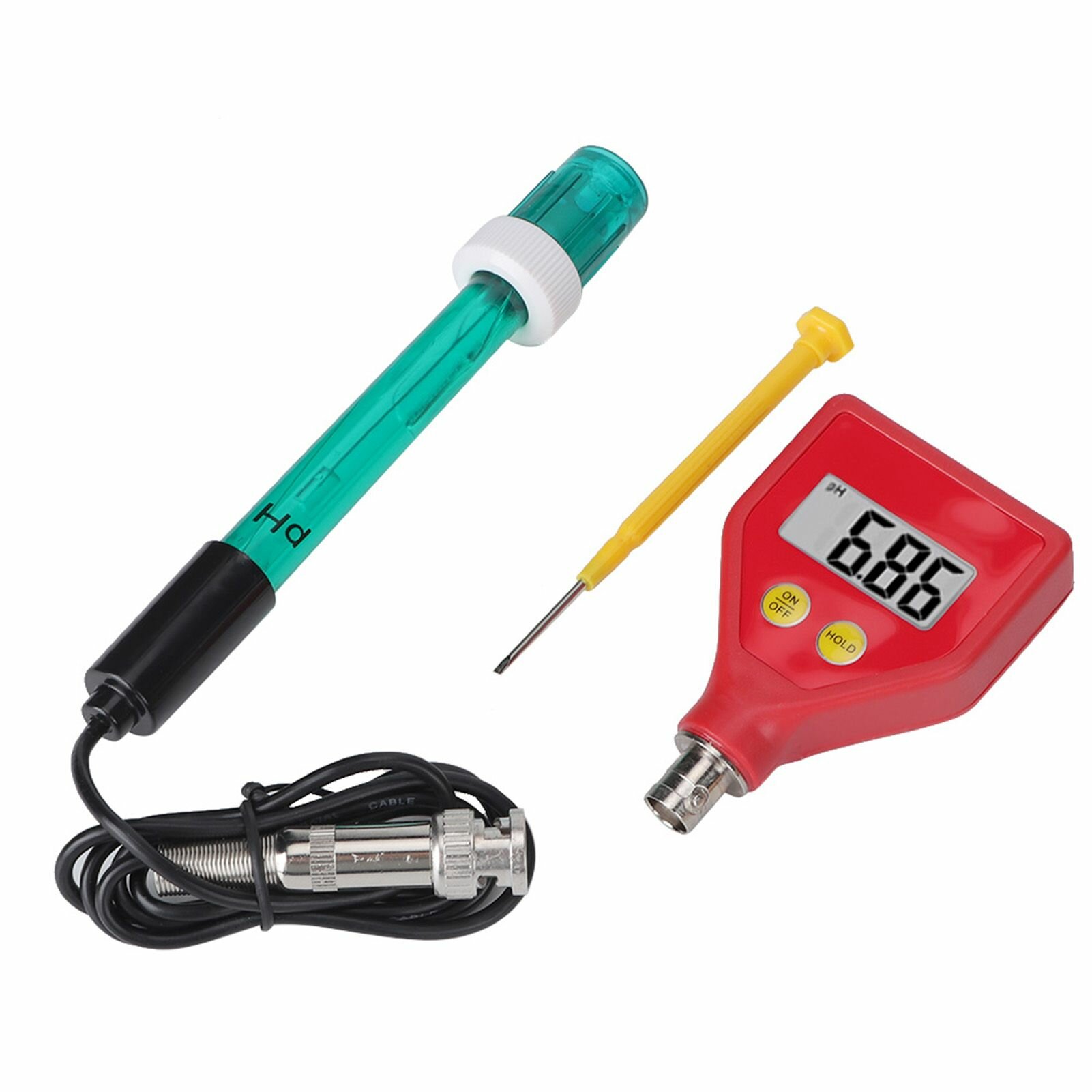 Портативный pH-метр для воды, компактный, высокоточный