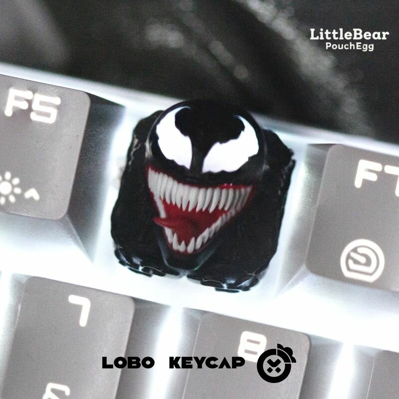 Кейкапы для клавиатуры: Веном 1 шт, Marvel