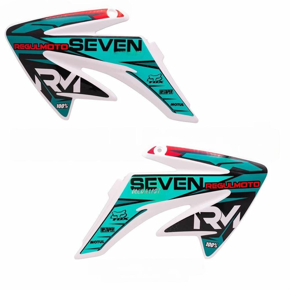 Облицовка бака питбайк Seven Medalist, для мотоцикла, цвет пластика