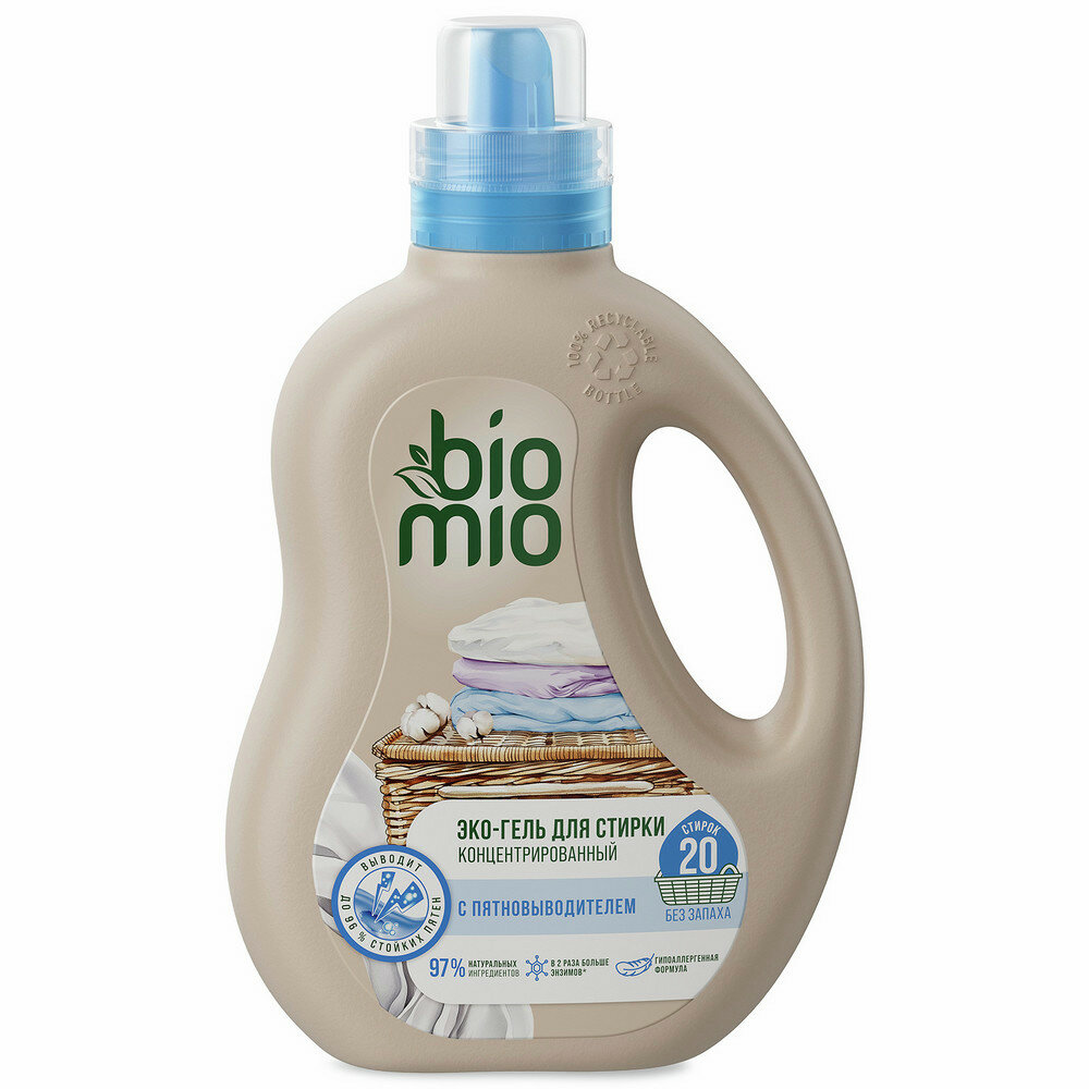 Гель BioMio "Универсальный", гипоаллергенный, для белья, 900 мл